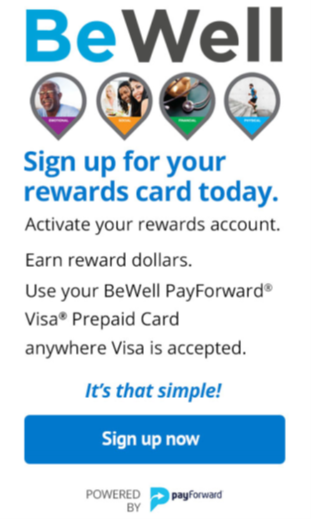How do I register for my PayForward debit card? – Be Well Rewards Support